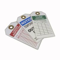 China Custom Designed Plastic Safety Tags with Long Lasting Durability for sale