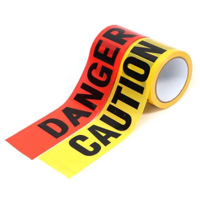 China Factory Customized Barrier Tape PE Red Yellow Rolls Danger Caution Warning Tape for sale