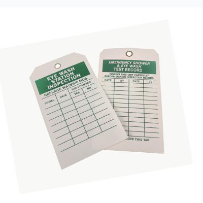 China Customizable Plastic Safety Tag for Workplace Hazard Identification for sale