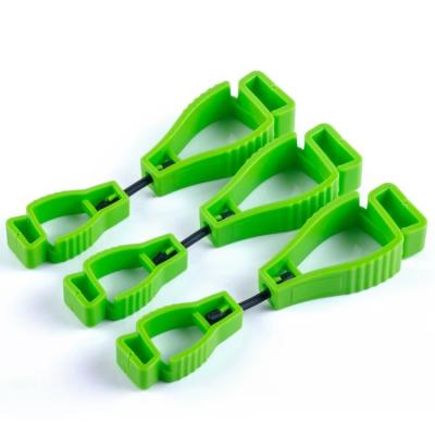China Custom POM Plastic Tag for Holding Gloves Durable Work Glove Clip for sale