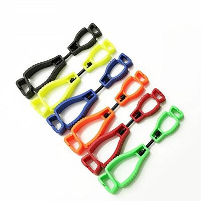 China Custom POM Plastic Tag for Holding Gloves Durable Work Glove Clip for sale