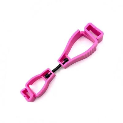 China Custom POM Plastic Tag for Holding Gloves Durable Work Glove Clip for sale