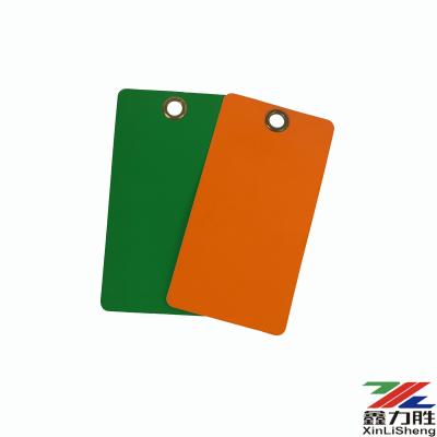 中国 ロックアウト タグ プラスチック製の安全タグ 対象物とカスタマイズされたマウントホールサイズ 販売のため