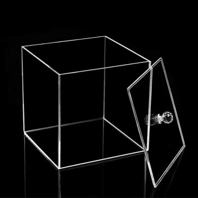 China Custom  Display Case With Magnet Lid Acrylic Booster Box  With Closure Protector Case for sale