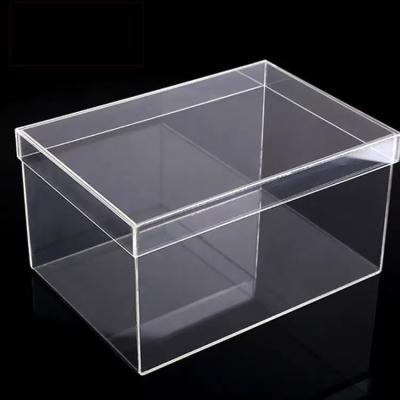 China Custom  Display Case With Magnet Lid Acrylic Booster Box  With Closure Protector Case for sale