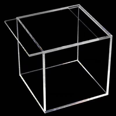 China Custom  Display Case With Magnet Lid Acrylic Booster Box  With Closure Protector Case for sale