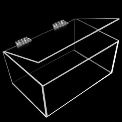 China Custom  Display Case With Magnet Lid Acrylic Booster Box  With Closure Protector Case for sale