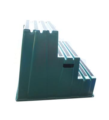 China El soporte del paso del polietileno que apila paso exonera el vientre” diseño único de la altura total 28-3/4 en venta