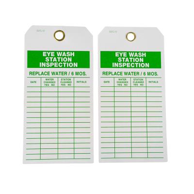 China Customize Safety Inspection Record Tags  Fire Extinguisher Tag for Equipment Maintenance Scaffolds for sale
