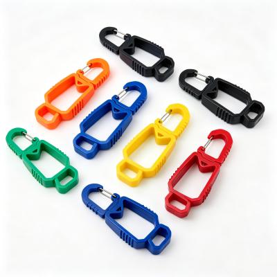 China Wholesale POM Plastic Multi-color Multi-functional Glove Clips for Personal Protective Use for sale