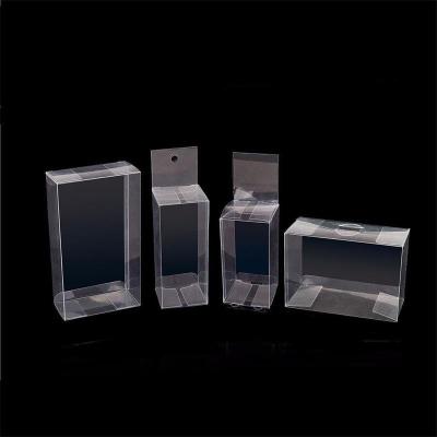 China Transparent PET Box Folding Plastic Box for Cosmetic Product Gift Packaging for sale