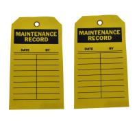 China Customizable Long Lasting Plastic Safety Tags warning tag for sale