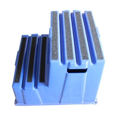 China Heavy Duty Safety Plastic 2 Step Stool For Elevating The Fetch Or Operating The Machine for sale