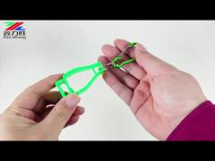 Op maat gemaakt POM Plastic Aluminium Alloy Veiligheidswerkhandschoenen Anti Lost Non Slip Hook Fixing Holder Clips