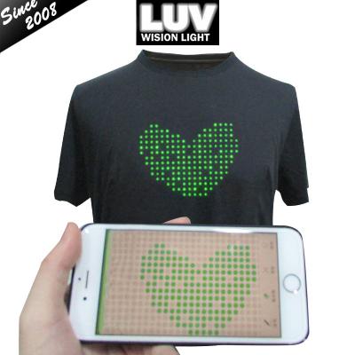 China Top-qualited Custom El Shirt Long Life Tee Led T-shirt Accessory Light for sale
