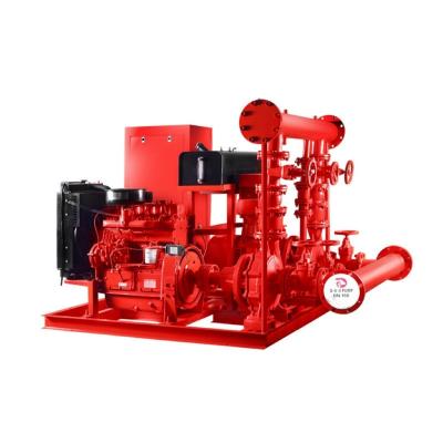 Cina XBC Motore diesel Motore elettrico pompa di trasferimento dell'olio Spruzzo d'acqua Combate incendi 15L/s in vendita