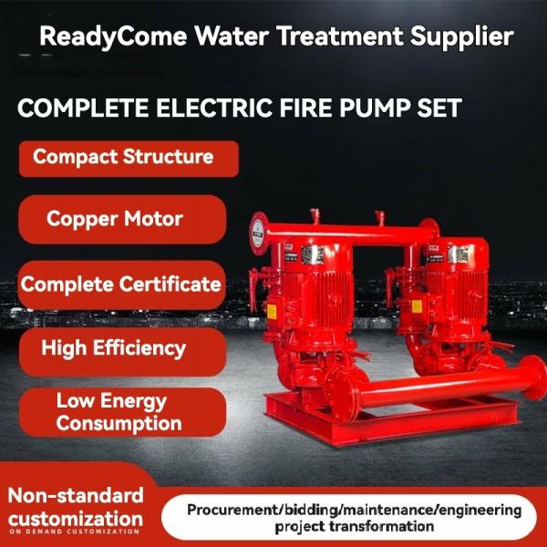 Quality Water Supply Fire Sprinkler Booster Pump Single Stage Vertical Inline Centrifuga for sale