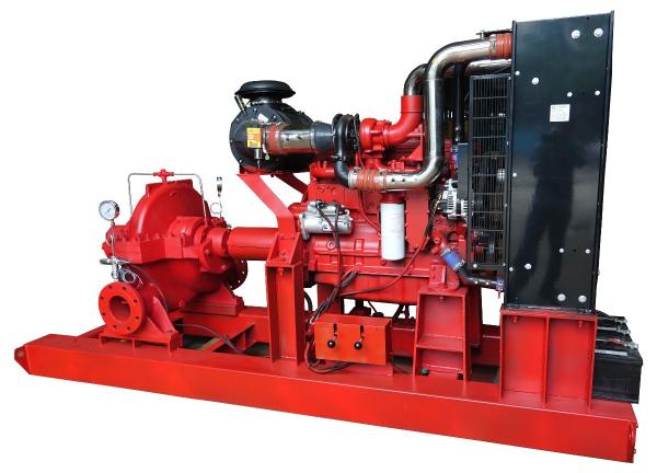 Quality Indoor Diesel Engine Fire Pump Set 2900r/Min With Stainless Steel Pipe for sale