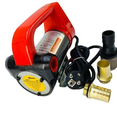 China Small Cast Iron Mobile Diesel Fuel Transfer Water Pump 12V/24V For DC Truck Vehicle for sale