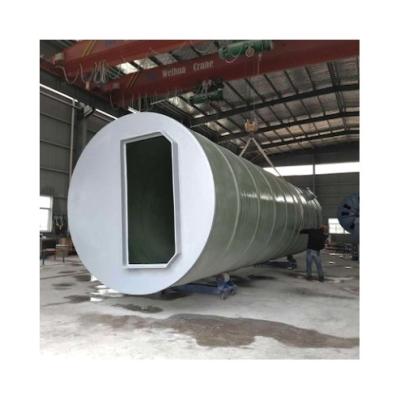 중국 홍수 방재 하수 솔루션을 위한 GRP 소형 일체형 물 펌프장 판매용