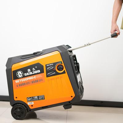 Cina Generatore alimentato a benzina per uso domestico di piccole dimensioni 3kw 5kw 8kw 10kw in vendita