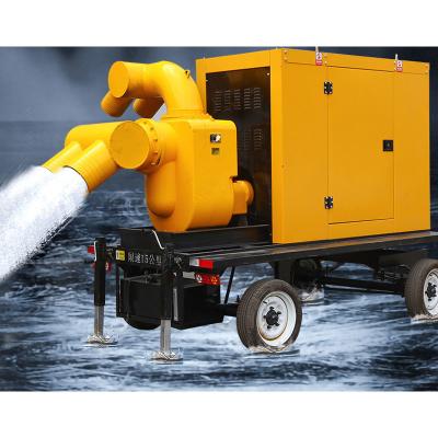 Cina Prevenzione alluvioni pompa diesel a grande portata mobile per trattamento delle acque in vendita