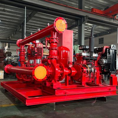 중국 중국 승인 제조업체 EDI 소방 시스템 전기 조키 디젤 소방 펌프 판매용