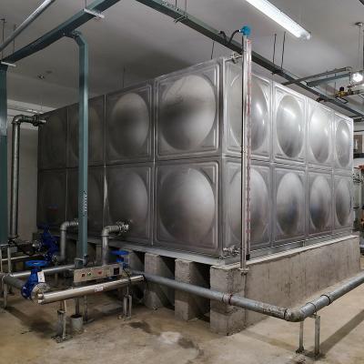 Cina Serbatoio d'acqua in acciaio inossidabile 304 di grande capacità 10T Dimensioni personalizzate per approvvigionamento municipale in vendita