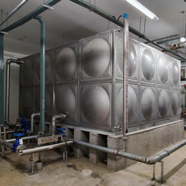 Quality Large Capacity 304 Stainless Steel Water Tank 10T Custom Size for Municipal Supply for sale