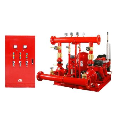 China Diesel Engine Fire Pump Set Designed to Provide Fire Fighting Water Supply for sale