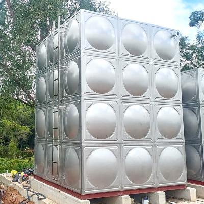 China Modular SUS304 Square Water Storage Tank for Fire Fighting Drinking Water Industrial Use for sale
