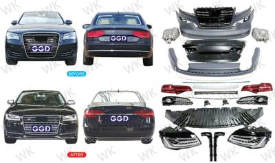 China High Durability Audi A8 Body Parts From 2011-2014 Upgrade To 2015+ S8 Old To New for sale