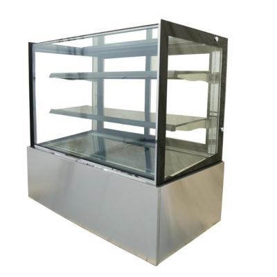 China Mostra de vidro refrigerareted anúncio publicitário para a loja da padaria com CE/ETL à venda