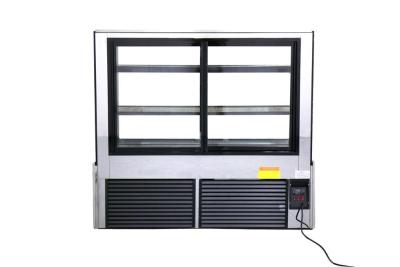 China Commercieel refrigerareted glasshowcase voor bakkerijwinkel met CE/ETL Te koop