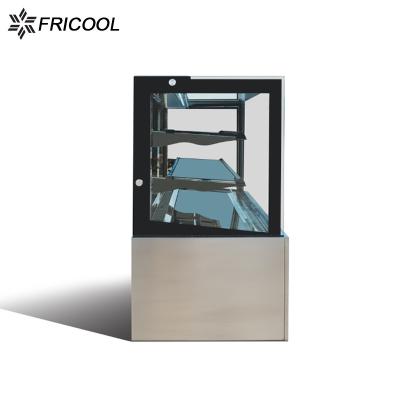 China Commercieel refrigerareted glasshowcase voor bakkerijwinkel met CE/ETL Te koop