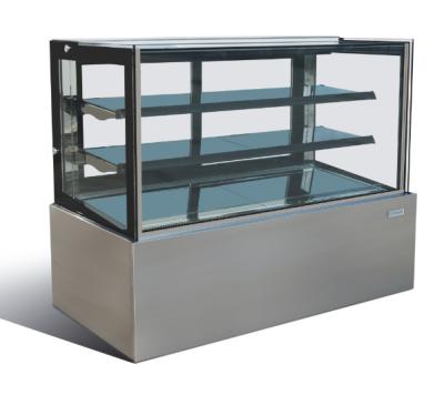 China Escaparate refrigerado de cristal de la panadería del cuadrado con CE&ETL en venta