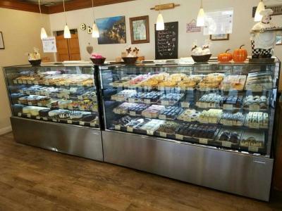 China Mostra refrigerada de vidro da padaria do quadrado com CE&ETL à venda