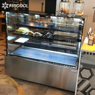 China Estilo novo mostra refrigerrated do bolo para a loja da padaria com CE/ETL à venda