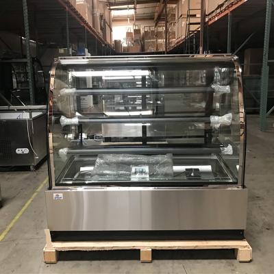 Cina contenitore per esposizione di vetro del forno della porta per il negozio del forno con ETL/CE in vendita