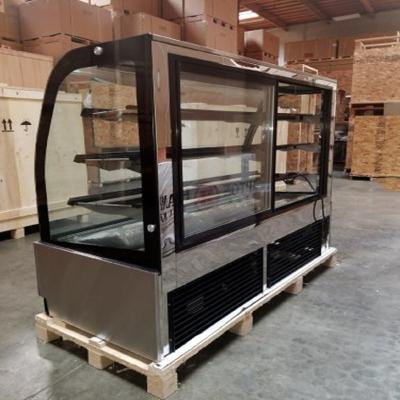 Cina contenitore per esposizione di vetro del forno della porta per il negozio del forno con ETL/CE in vendita