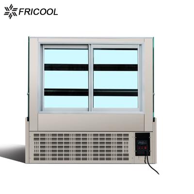 China High quality cake display chiller pastry showcase fridge for bakery equipment with CE/ETL for sale