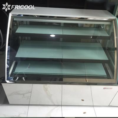 China High quality cake display chiller pastry showcase fridge for bakery equipment with CE/ETL for sale