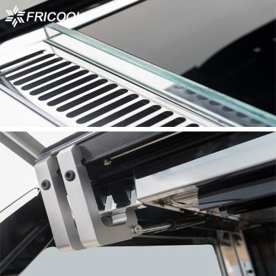 China Hoge efficiënte van de het glasdeur van de koelmiddelen enige boog van de de Desktopvertoning de cakeshowcase met CE/ETL Te koop