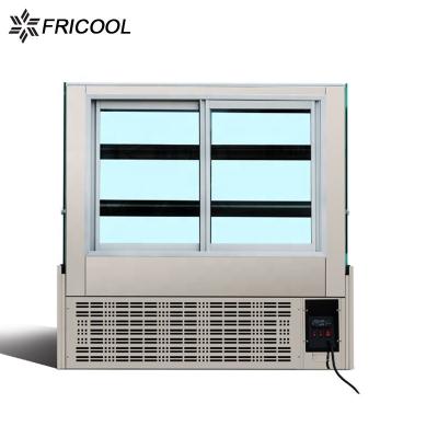 China Professional refrgierated cake display glass bakery display cabinet  with CE/ETL for bakery shop for sale