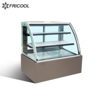 China cake display fridge with marble base 1.5m commencial cake display fridge for sale with CE/ETL for sale