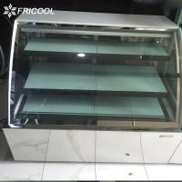 China cake display fridge with marble base 1.5m commencial cake display fridge for sale with CE/ETL for sale