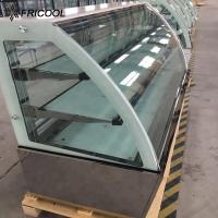 China cake display fridge with marble base 1.5m commencial cake display fridge for sale with CE/ETL for sale