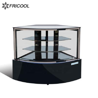 China refrigerador de canto refrigerado do bolo da vitrina da padaria com CE/ETL à venda