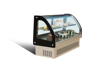 China Gekoelde Countertop Dubbele ToegangsVitrine voor Bakkerij Te koop