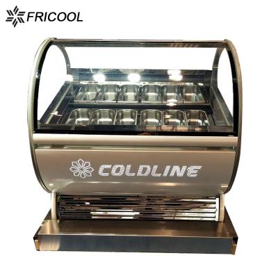China Commercial Refrigerated Ice Cream Display Freezer for sale